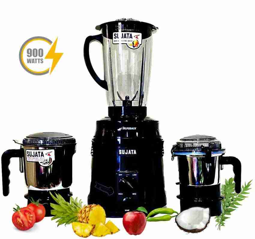 SUJATA NEW MIXER GRINDER 2022 MODEL DYNAMIX BLACK, 58% OFF