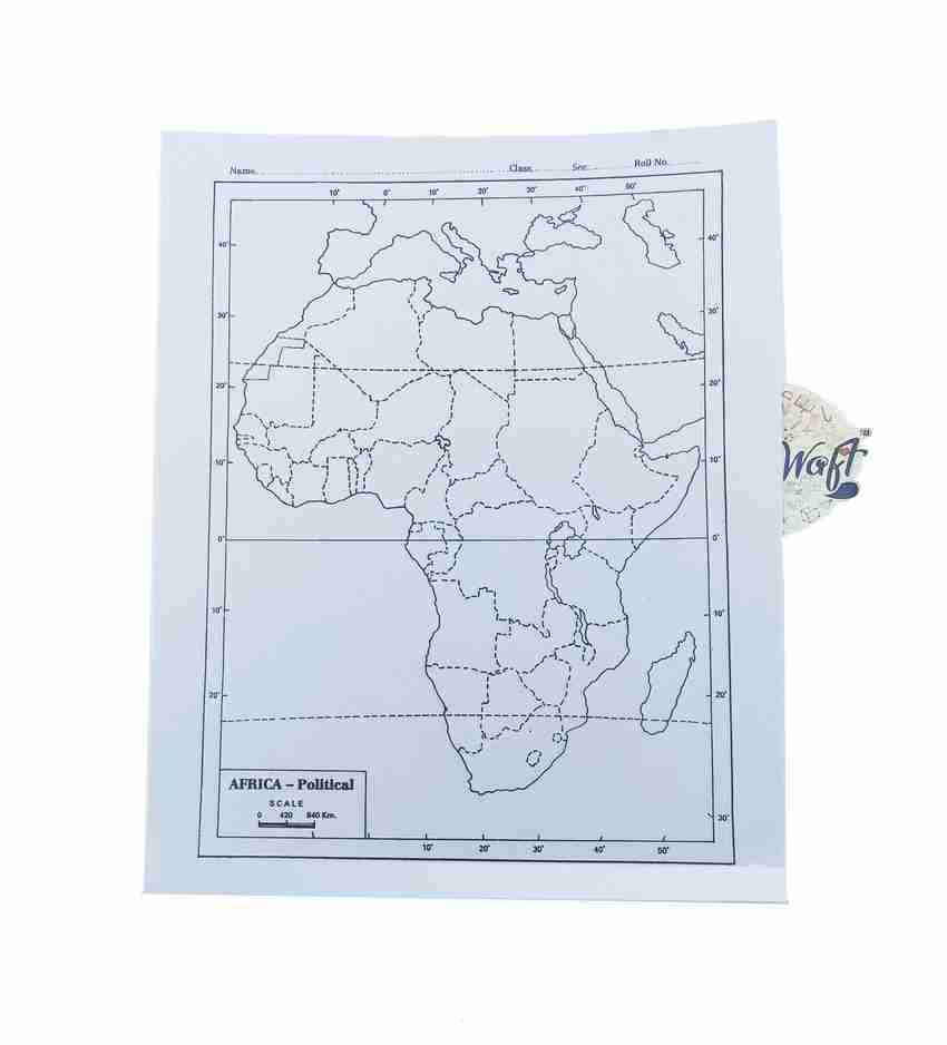 Blank Africa Political Map