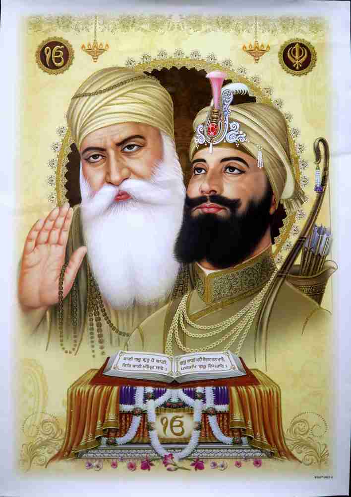 Guru Gobind Singh And Guru Nanak Dev Ji