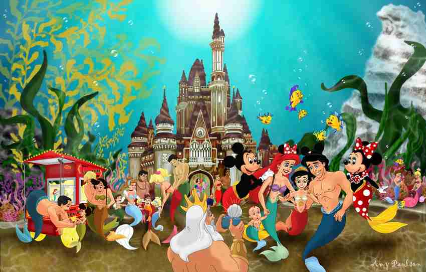 Disney Movie Poster Collage