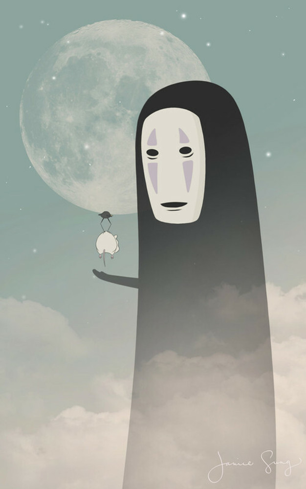 Spirited Away No Face Wallpaper