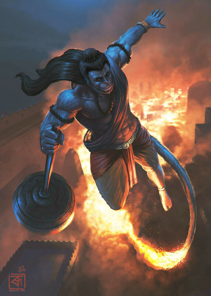 Animated Lord Hanuman Wallpapers