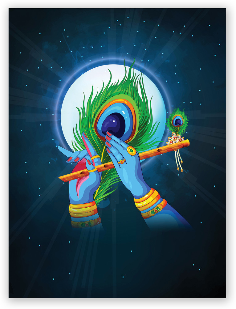 Krishna Flute Wallpaper