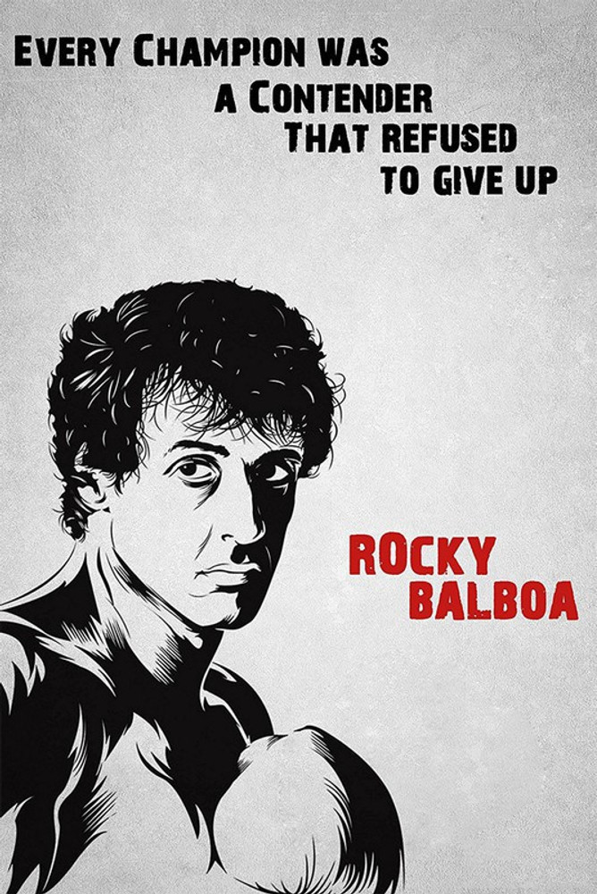 Rocky Quote Poster