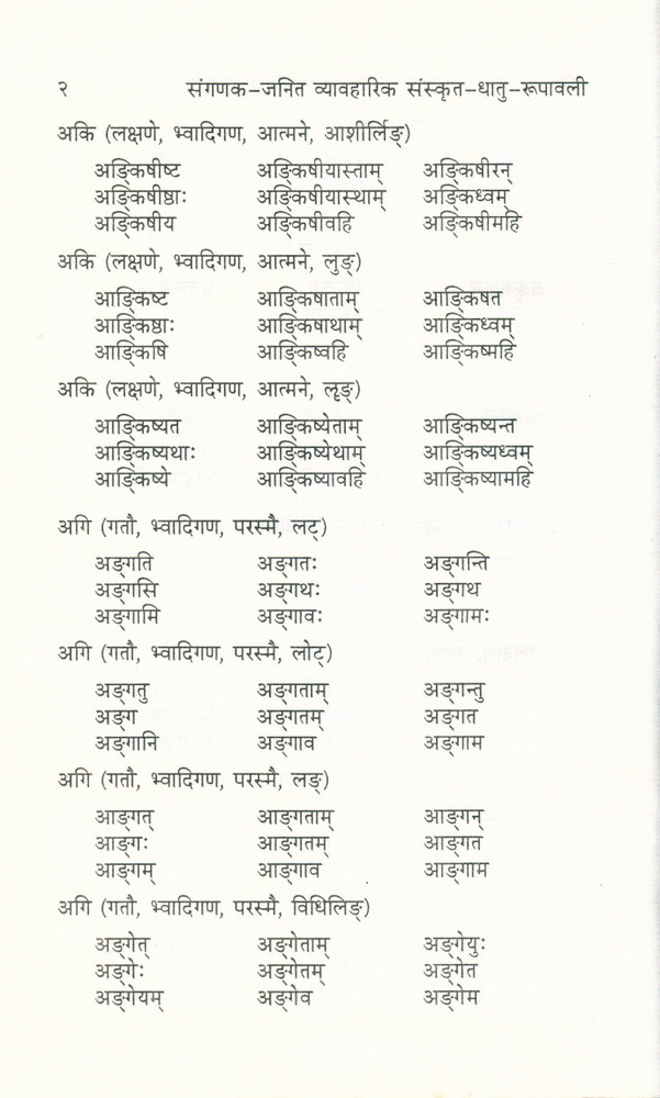 Sanskrit Dhatu