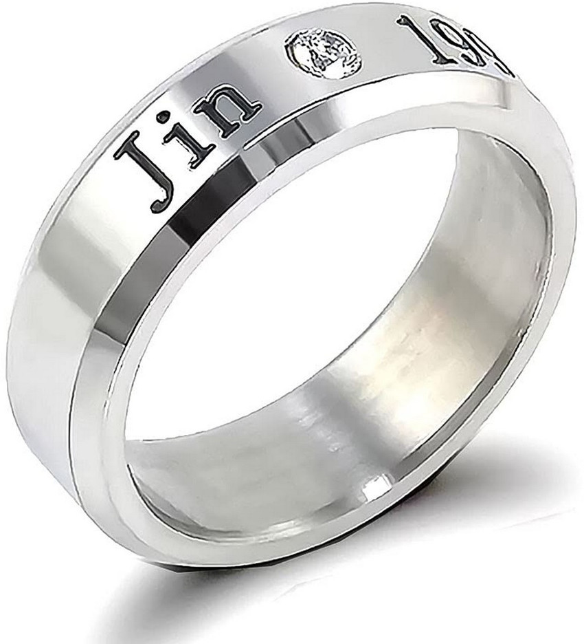 Yellow Chimes Rings For Men Silver Ring Kpop BTS Bangtan