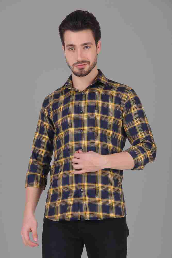 Designer Check Shirts For Men