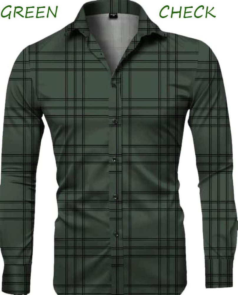 Designer Check Shirts For Men