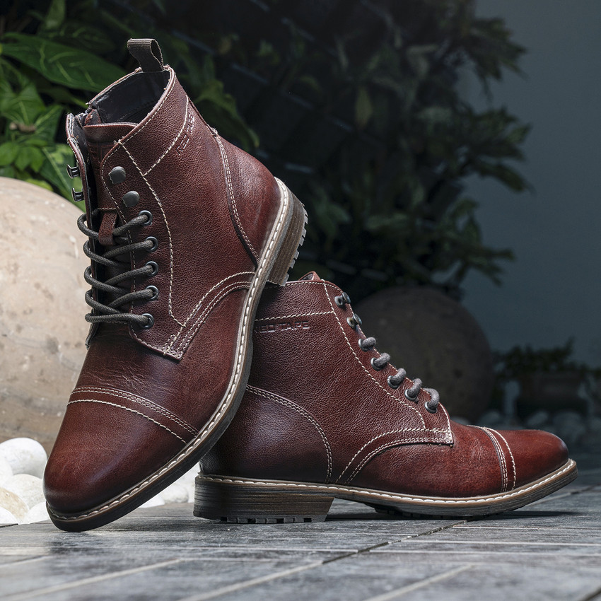 Red Tape Tan Boots