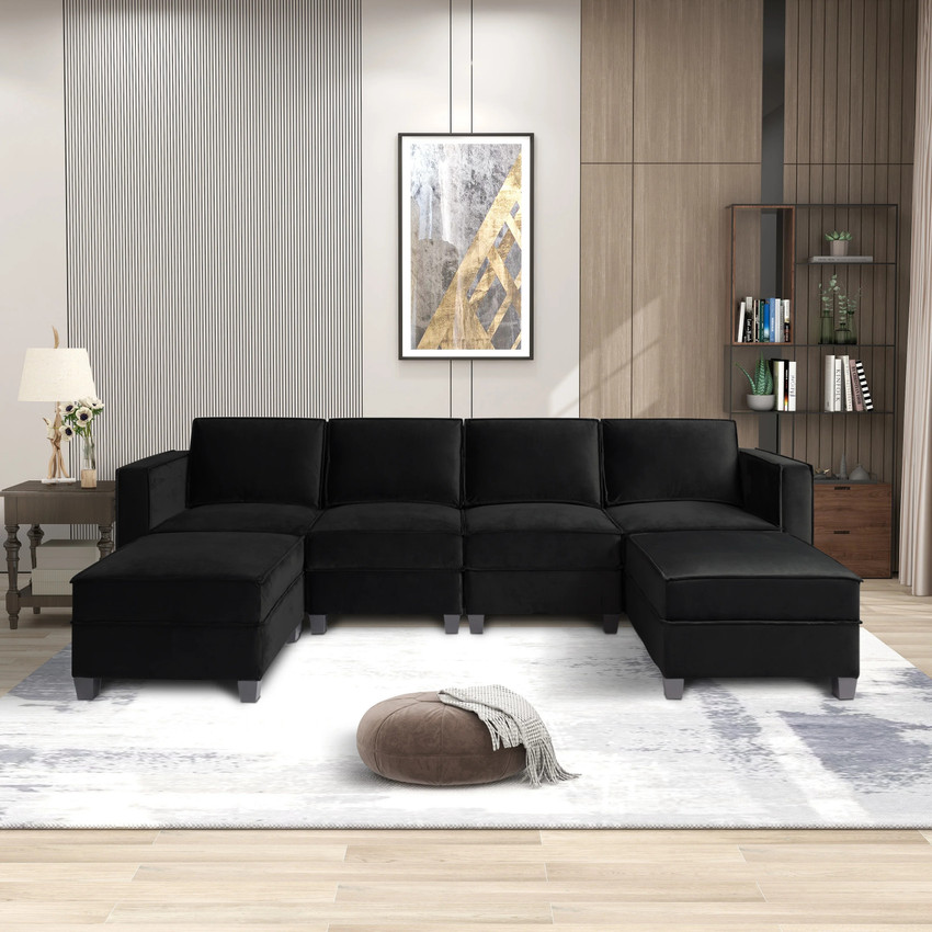 Black Sectional Sofa Sleeper | Cabinets Matttroy