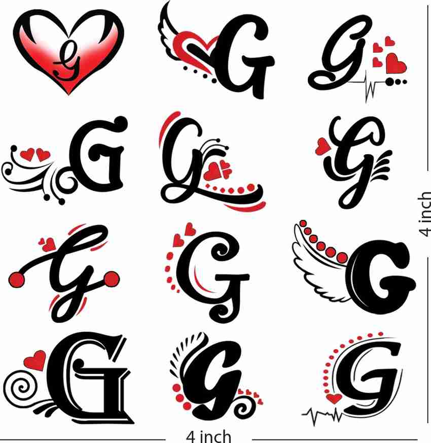 G Tattoo Font