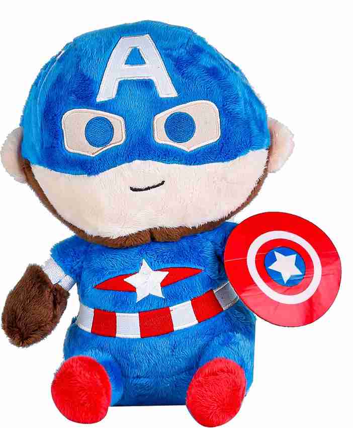 Marvel Plush Character Figure, 8-Inch Captain America Super Hero Soft ...
