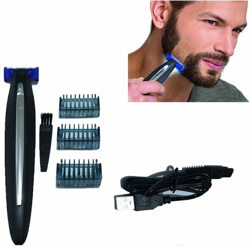 Micro Touch Solo Titanium Rechargeable Smart Razor Trimmer Men 【返品送料無料】