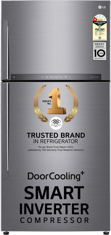 LG 592 L Frost Free Double Door 1 Star Refrigerator (GR H812HLHM) Price in India (29th October 2025)