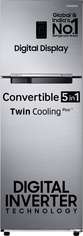 Samsung 322 L Frost Free Double Door 3 Star Refrigerator (RT37C4523S8 ...
