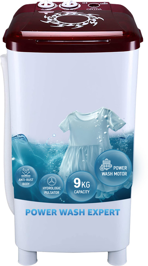 Onida 9 kg Semi Automatic Top Load Washer Only Washing Machine (W90W ...