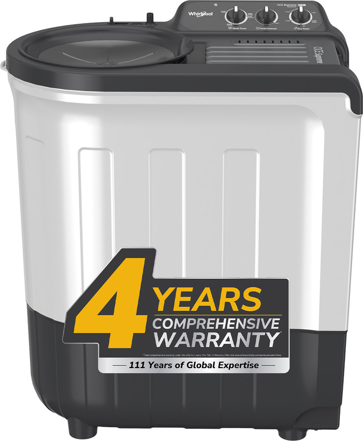 Whirlpool 6.5 Kg Semi Automatic Top Load Washing Machine (SA 65 S 5S ...