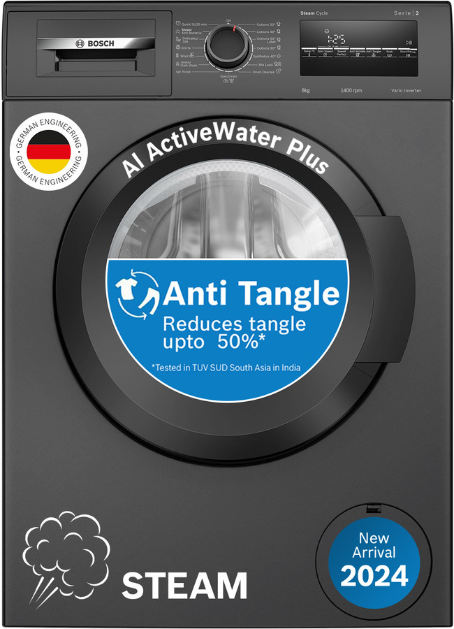 Bosch 8 kg Fully Automatic Front Load Washing Machine (WAJ2826CIN ...
