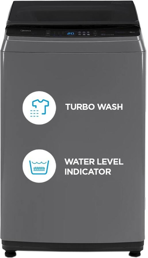 Midea 8 kg Fully Automatic Top Load Washing Machine (MA200W80/G-IN ...