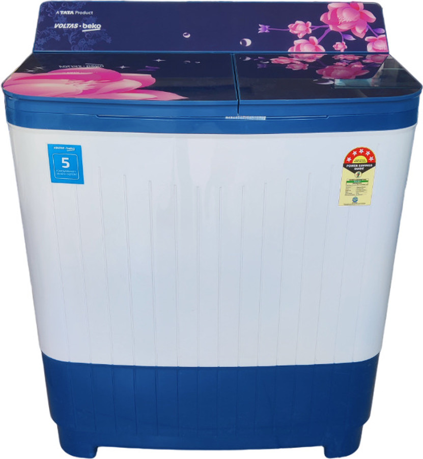 Voltas Beko 8 kg Semi Automatic Top Load Washing Machine (WTT80DBLG ...