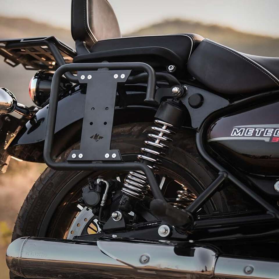 LEGUNDARY Aragorn Saddlestay for Meteor 350 Black (Pack of 1) Bike ...