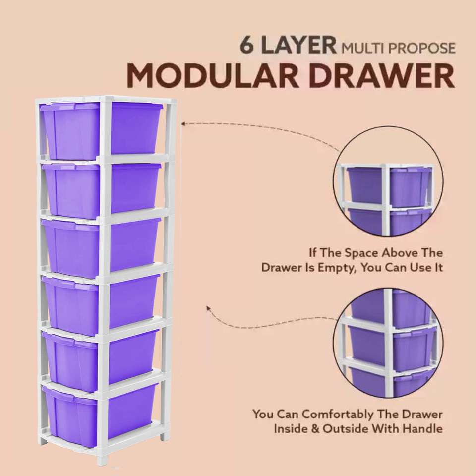 Scrub Daddy Multi layer drawer Cabinet with Elegant Straight-Edge ...