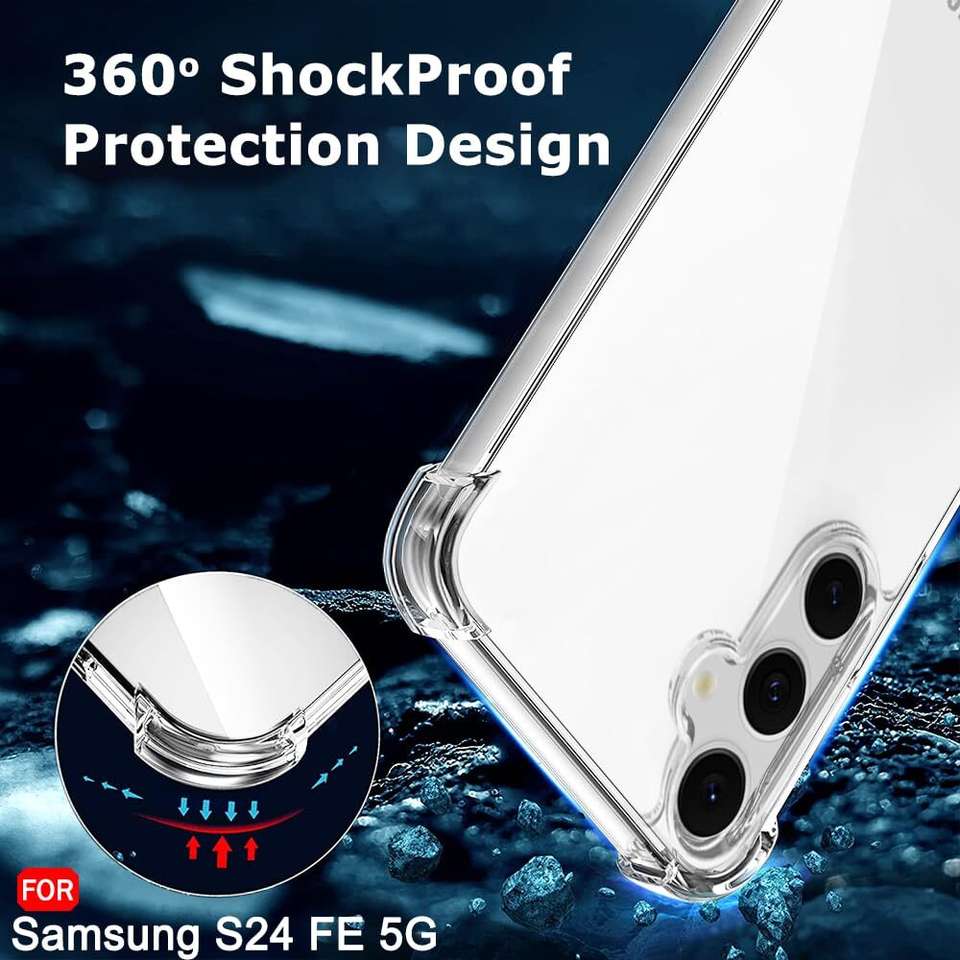 NKCASE Back Cover for Samsung Galaxy S24 FE 5G, Samsung Galaxy S24 FE ...