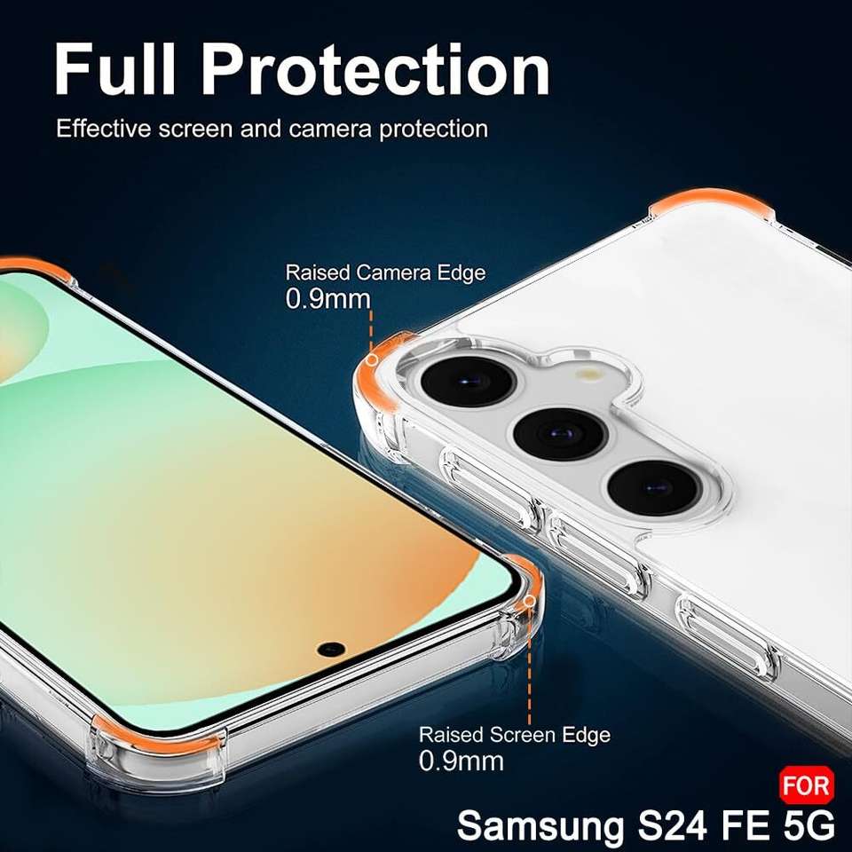NKCASE Back Cover for Samsung Galaxy S24 FE 5G, Samsung Galaxy S24 FE ...