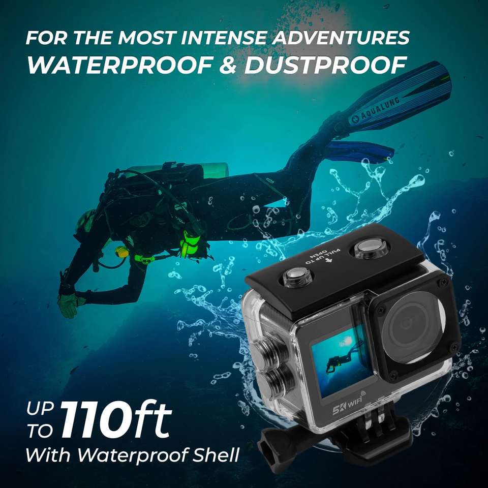IZI One+ Action Camera ONE+ 5K Action Camera, 48MP, 6-Axis Gyro ...
