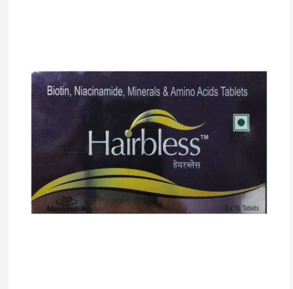 Hairbless TABLET (PACK OF 30 TAB.) Price in India - Buy Hairbless ...