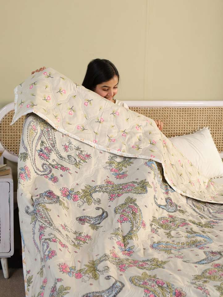 Changers Printed Double Dohar for AC Room - Buy Changers Printed Double ...