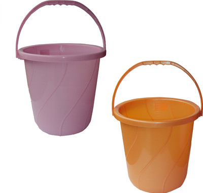 40% OFF on Milton Orbit 15 L Plastic Bucket Pink, Orange on Flipkart ...