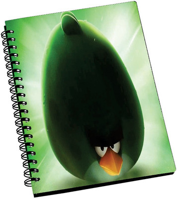 69% OFF on AMY Green Angry Birds A5 Notebook Spiral Bound on Flipkart ...