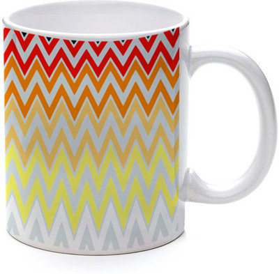 45% OFF on Printland Snazzy Pattern Ceramic Mug 350 ml on Flipkart ...