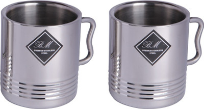 43% OFF on KCL Love Stainless Steel Mug 250 ml, Pack of 2 on Flipkart ...
