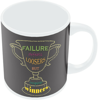 18% OFF on PosterGuy Failure Inspires Winners Ceramic Mug 300 ml on ...
