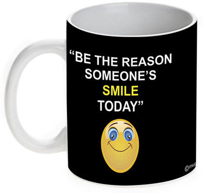 63% OFF on Mugwala Smile Today Ceramic Mug 350 ml on Flipkart ...
