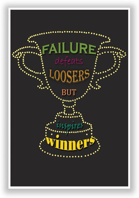 27% OFF on Failure Inspires Winners Poster Paper Print on Flipkart ...