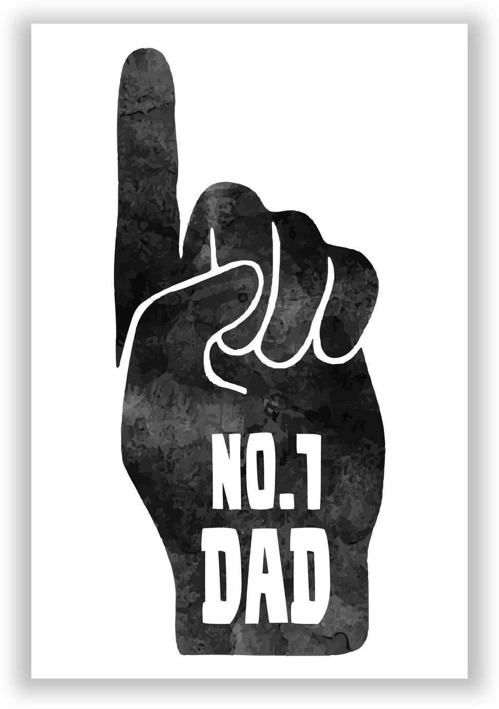 37% OFF on PosterGuy No.1 Dad | Father's Day Gifts Poster Paper Print ...