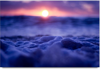 34% OFF on Amy Ocean Water Waves Paper Print on Flipkart | PaisaWapas.com