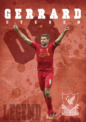 68% OFF on Steven Gerrard Poster Paper Print on Flipkart | PaisaWapas.com
