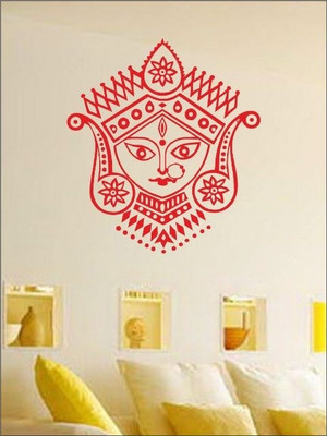 87% OFF on Wall1ders Nav Durga PVC Vinyl Sticker Pack of 1 on Flipkart ...