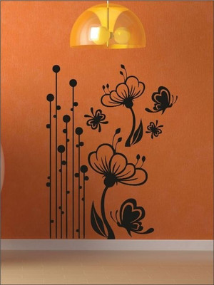 71% OFF on Wall1ders Sparkle Flora PVC Vinyl Sticker Pack of 1 on ...