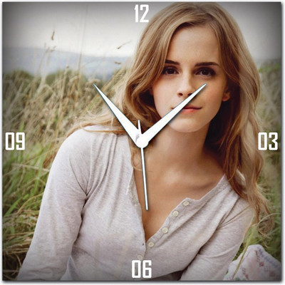 70% OFF on WebPlaza Emma Watson 7 Analog Wall Clock Multicolor on ...
